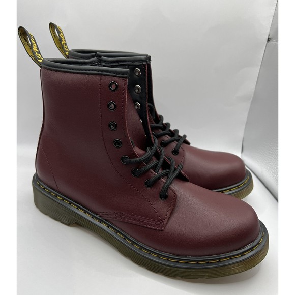Dr. Martens | Shoes | Dr Martens 46 Cherry Red Smooth Leather Boots ...